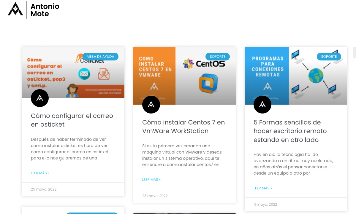 Blog - Antonio Mote
